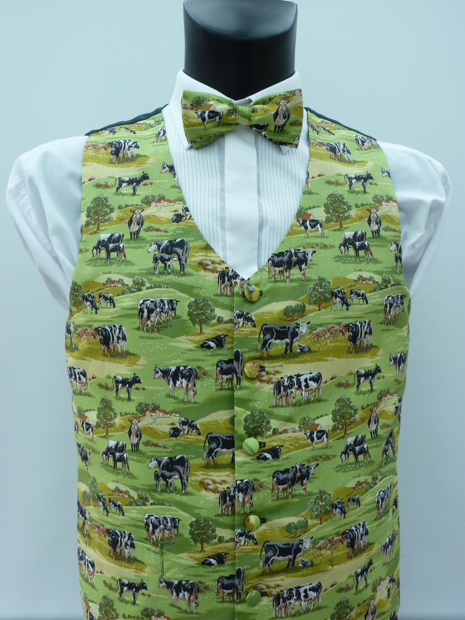 Hillside Cows Waistcoat - Pocketwatch Waistcoats