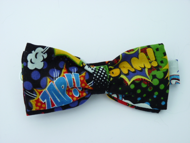 Onomatopoeia (ZAP) Pre Tied Bow Tie - Pocketwatch Waistcoats