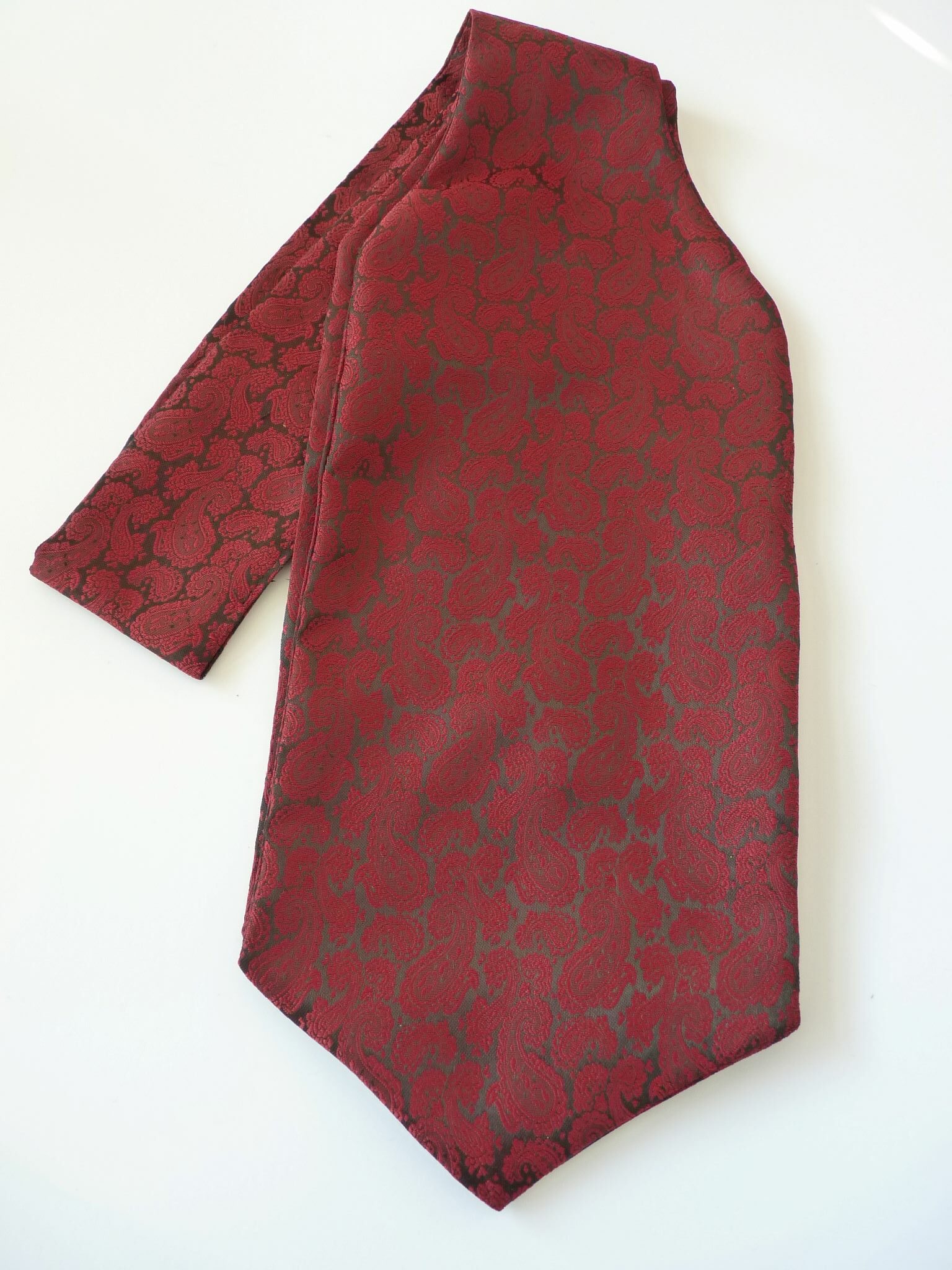 Silk Self Tie Day Cravat and Pocket Square(#7) - Pocketwatch Waistcoats